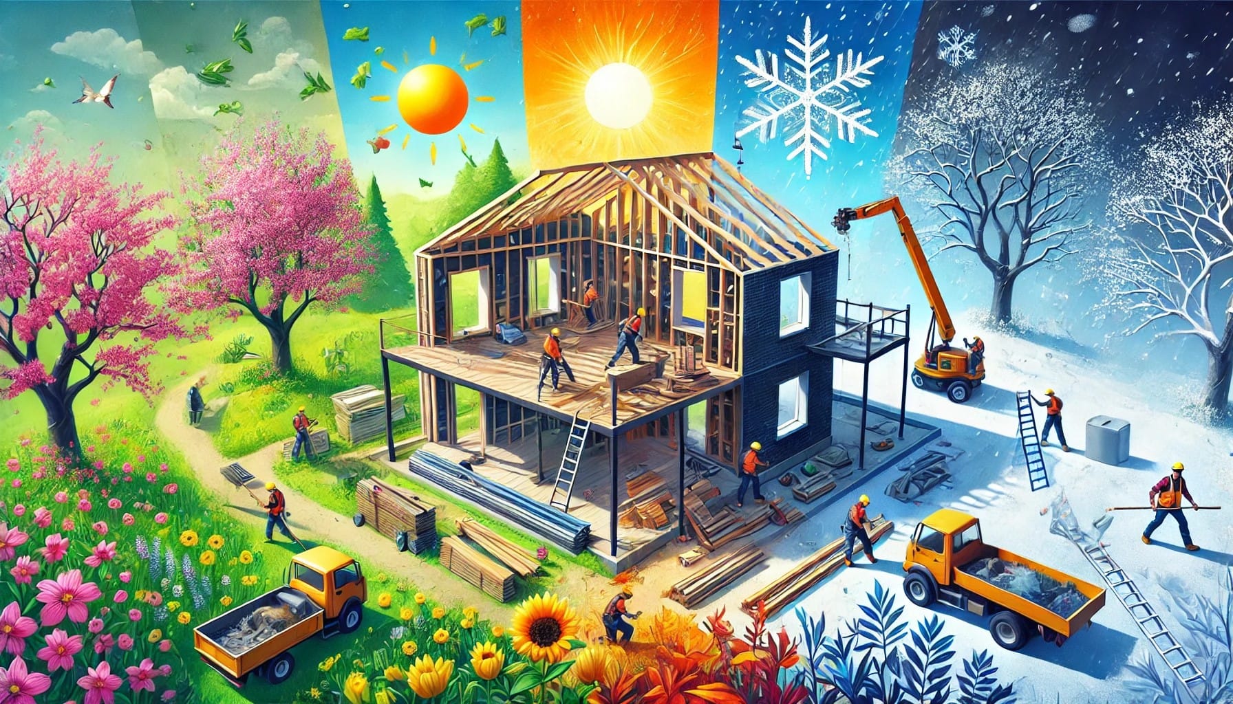 How to Build a Home for Every Season: Best Tips for Construction ...