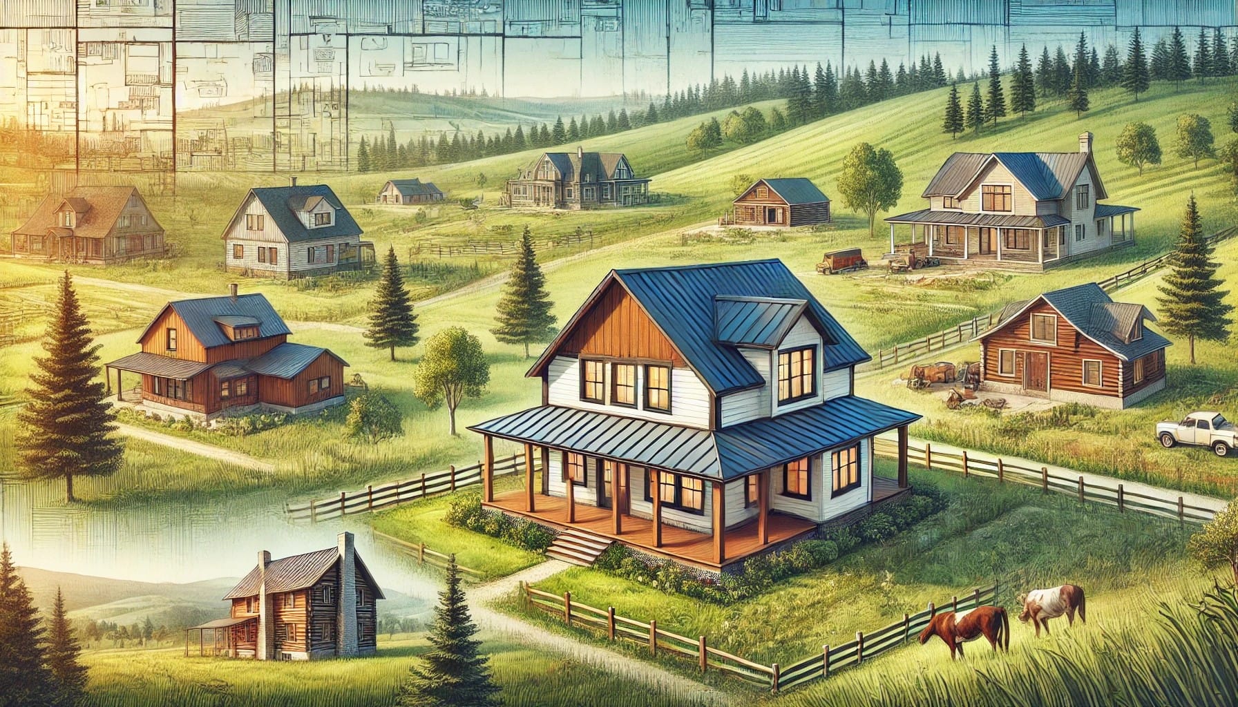 Best House Plans for Rural Areas: 6 Types