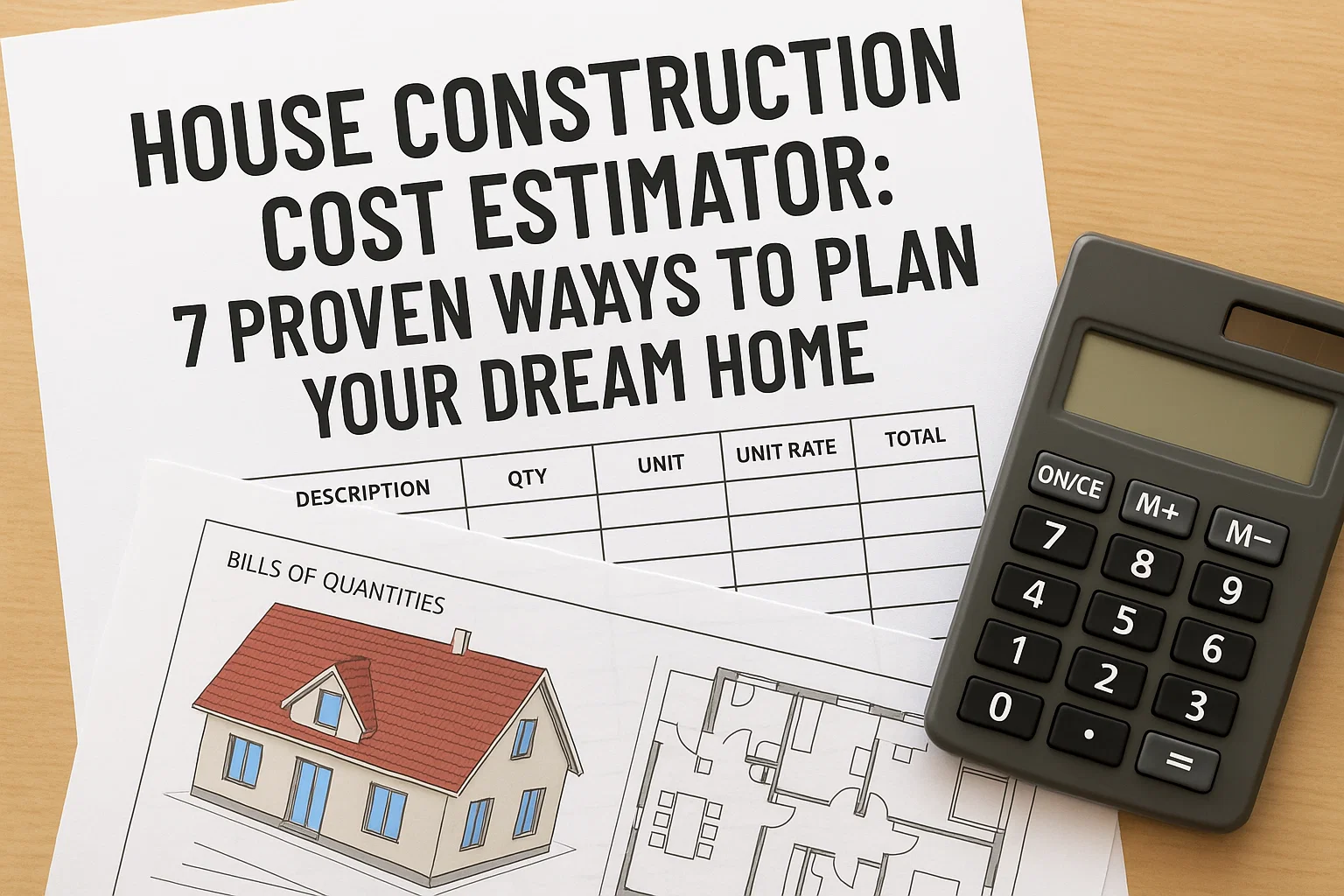 House Construction Cost Estimator: 7 Proven Ways to Plan Your Dream Home
